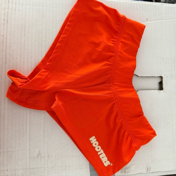 Hooters | Shorts | Hooters Vibrant Orange Athletic Shorts | Poshmark